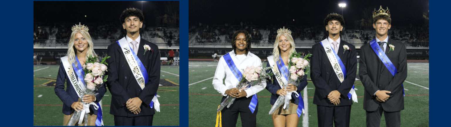 Homecoming King and Queen crowned at halftime – Penn Manor School District